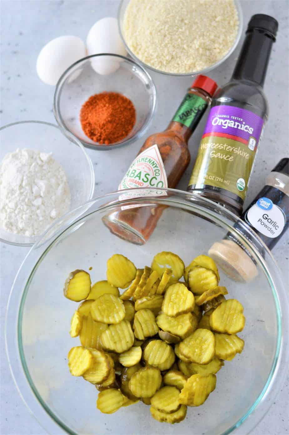 Oven Baked Fried Pickles - The Vanilla Tulip