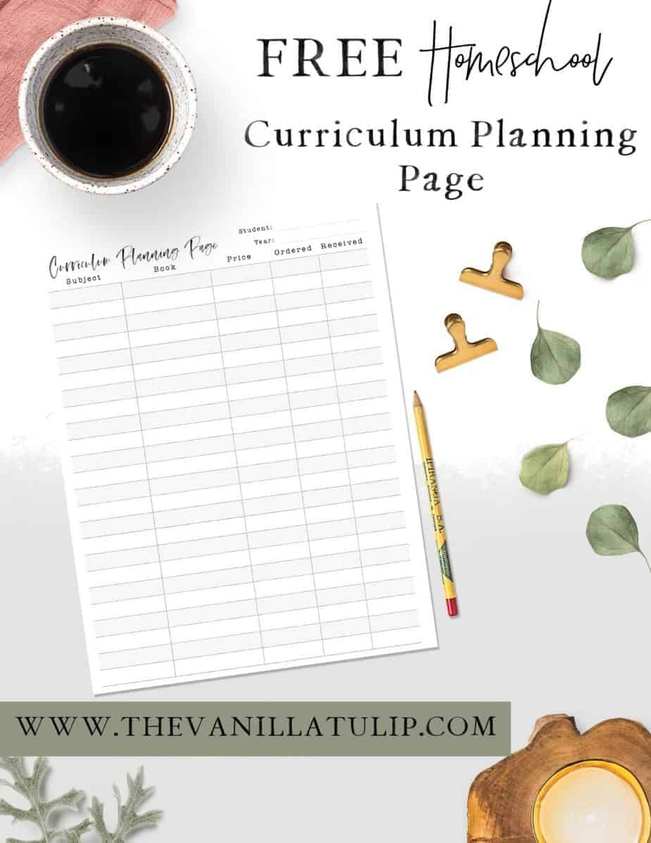 6 Tips for Choosing Homeschool Curriculum - The Vanilla Tulip