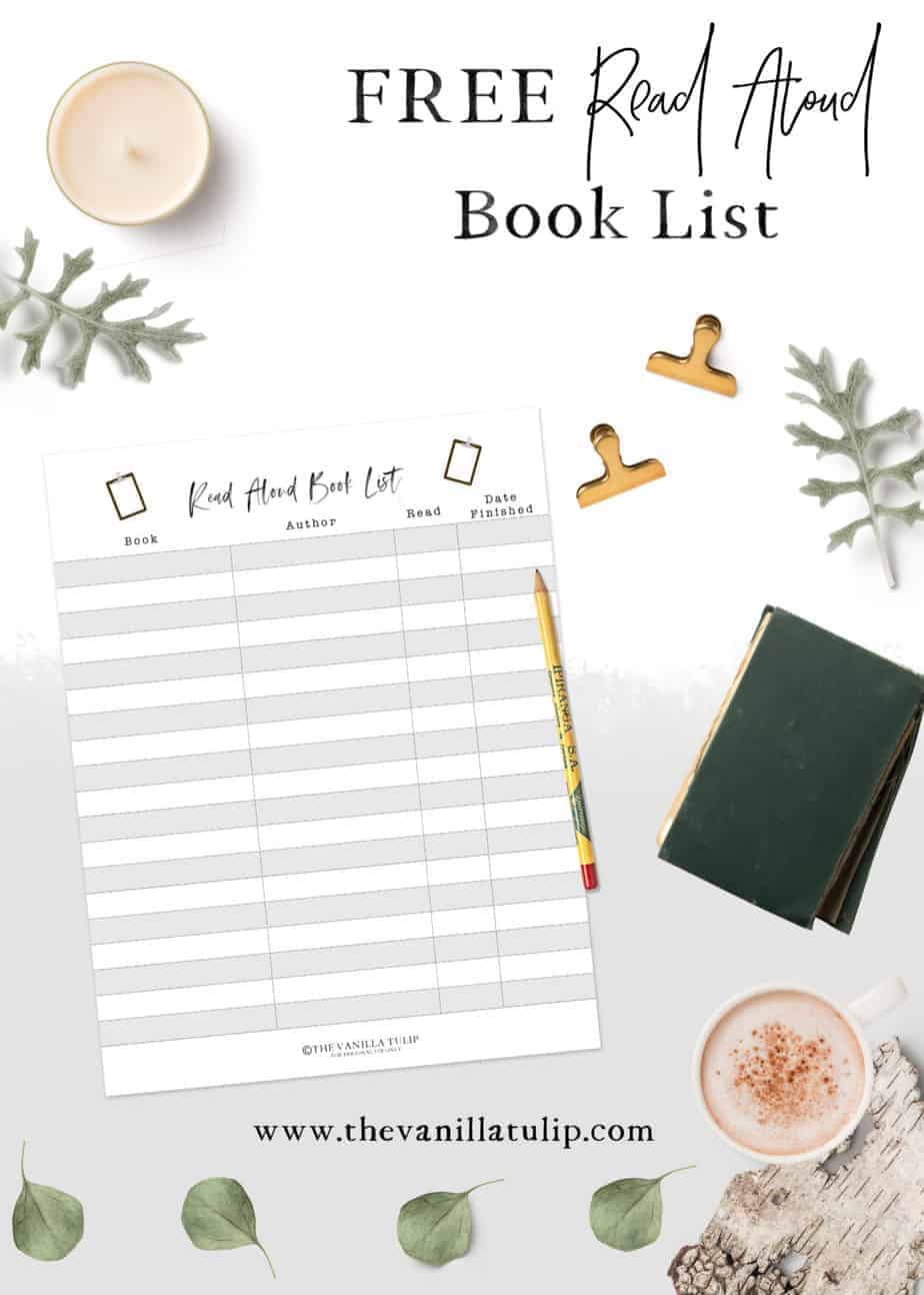 Favorite Read Aloud Chapter Books - The Vanilla Tulip