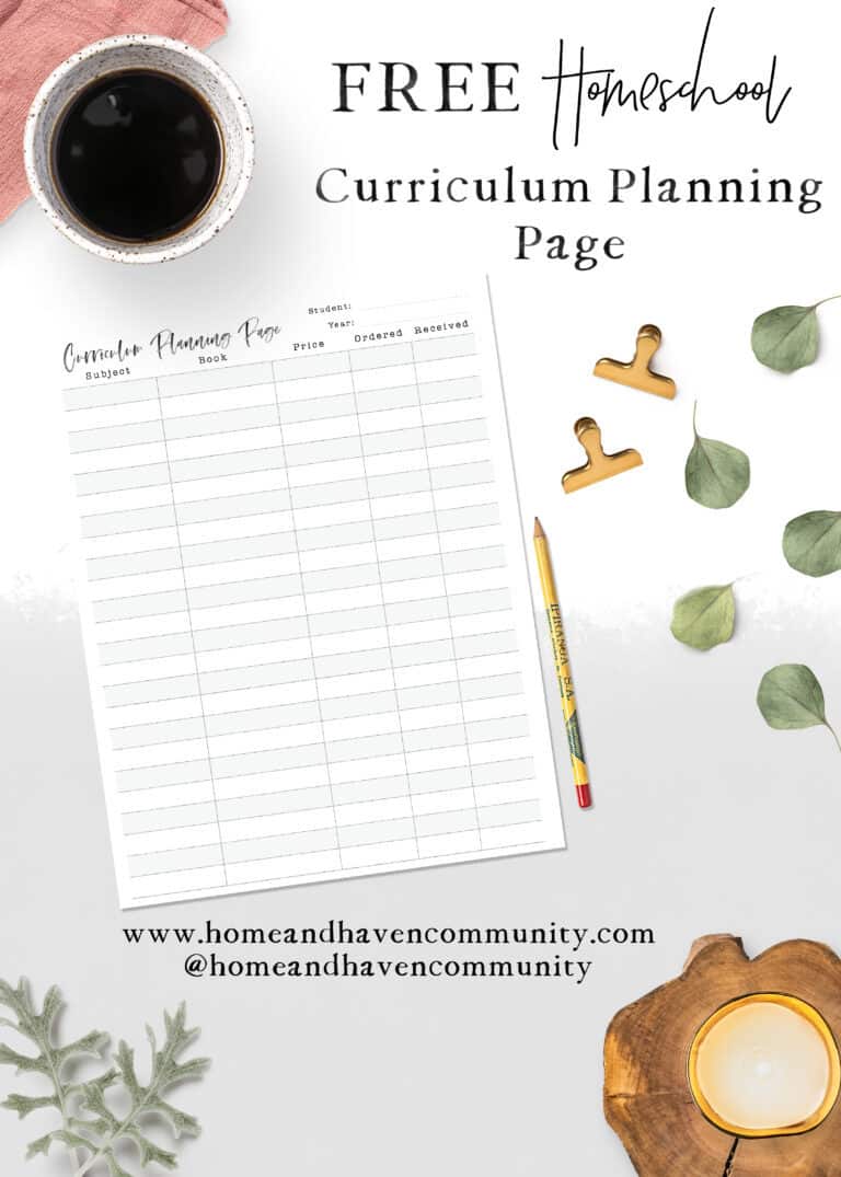 How I Prep for a Homeschool Year - The Vanilla Tulip