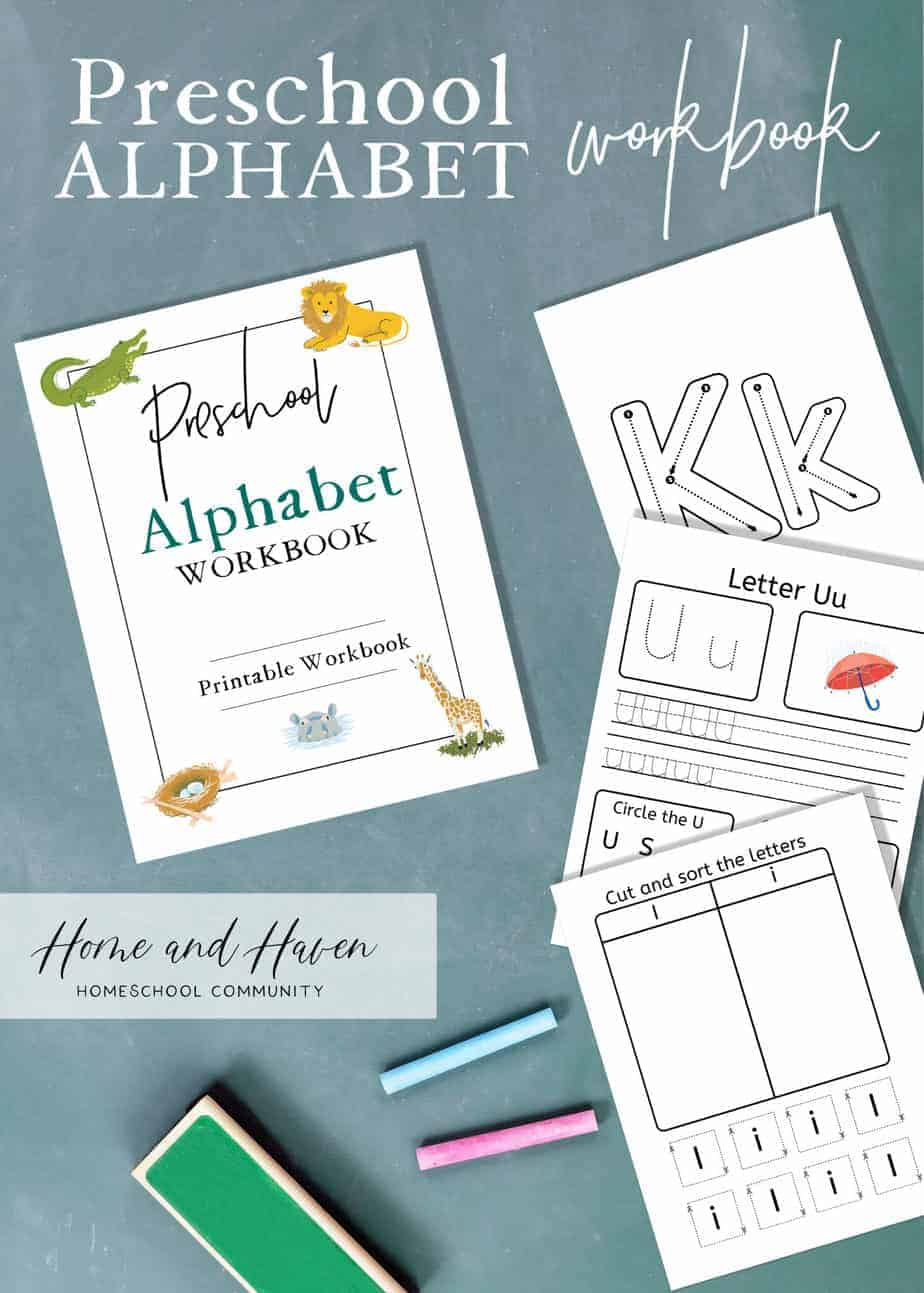 Introducing the Preschool Alphabet Workbook - The Vanilla Tulip