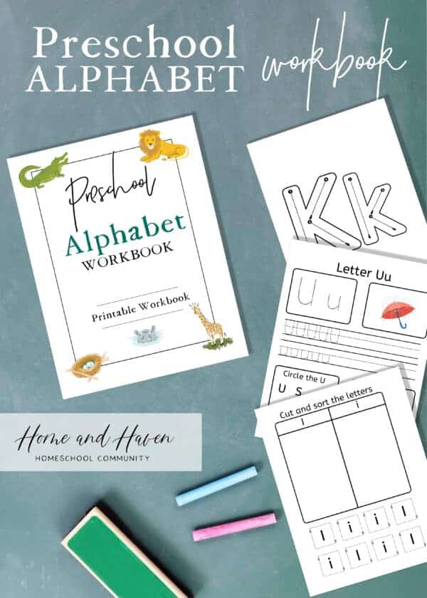 Introducing the Preschool Alphabet Workbook - The Vanilla Tulip