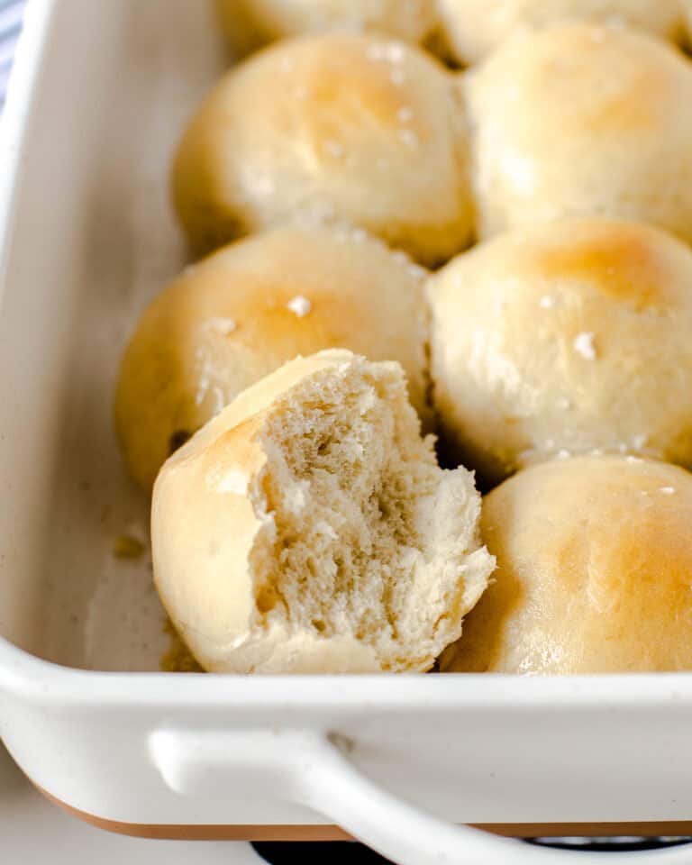 French Bread Rolls Recipe - The Vanilla Tulip