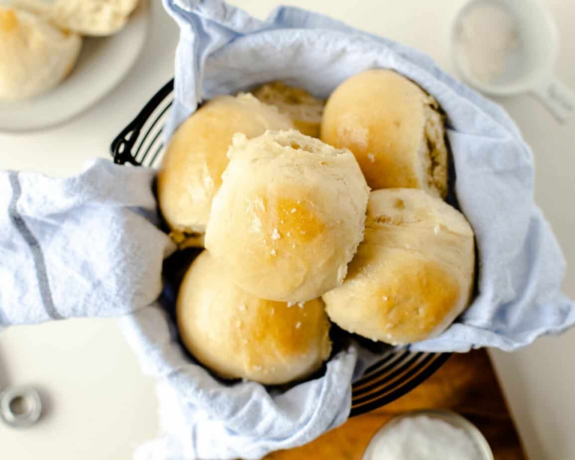 French Bread Rolls Recipe - The Vanilla Tulip