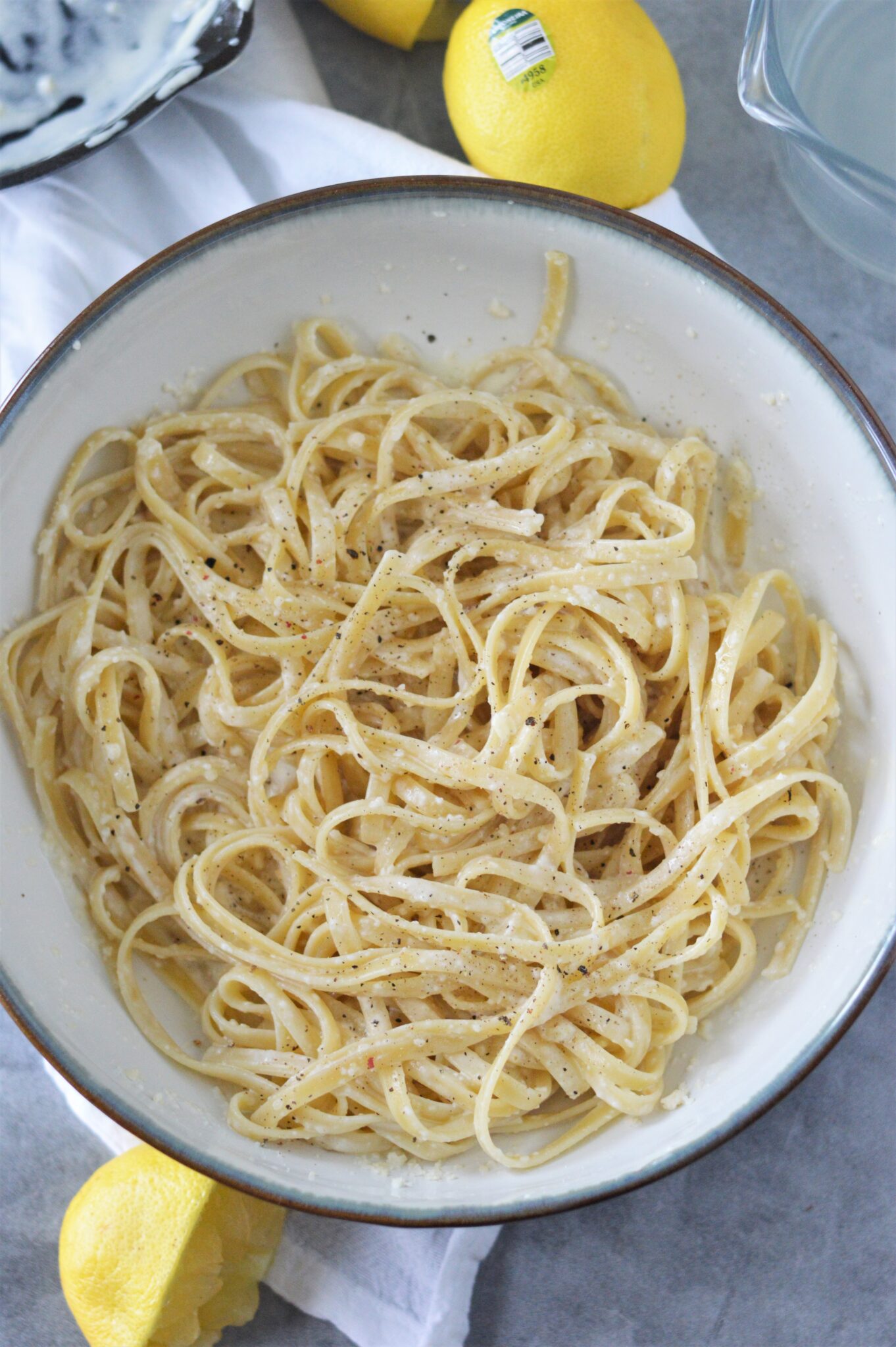Lemon Butter Pasta Recipe - The Vanilla Tulip