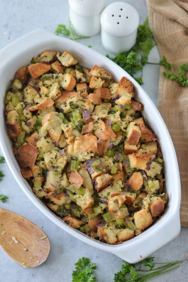 Sage Stuffing Recipe for Turkey - The Vanilla Tulip